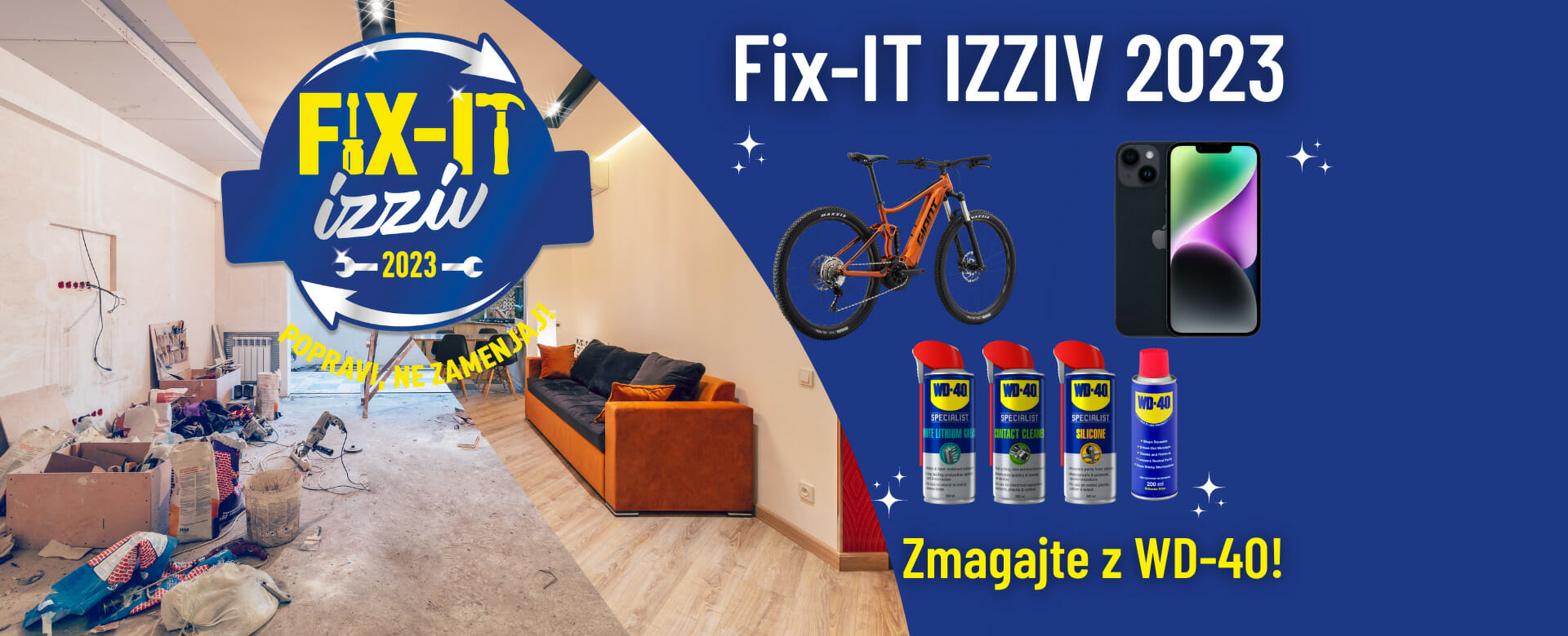 WD-40 FIXIT IZZIV - nagrade v vrednosti 6000 EUR - WD-40 Slovenija